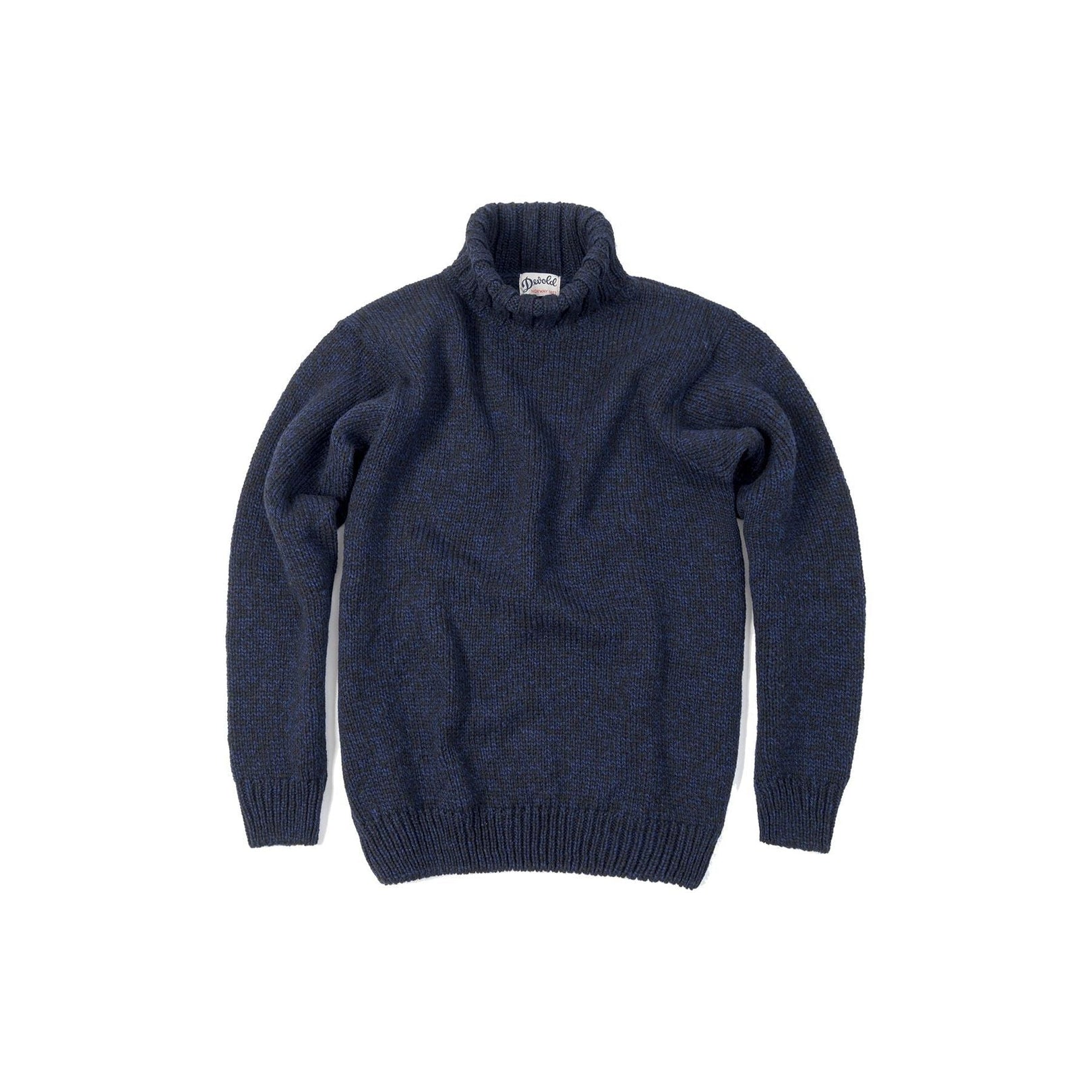 Nansen High Neck, Navy Melange – Westerlind