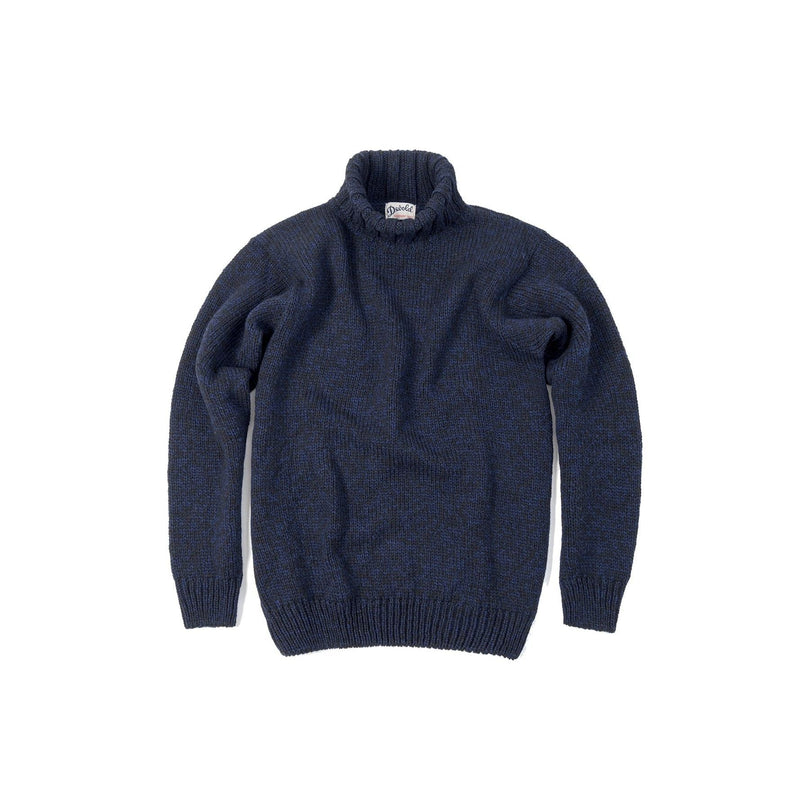 Nansen High Neck, Navy Melange – Westerlind