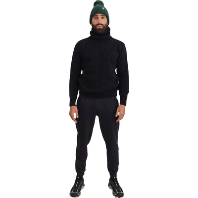 Nansen High Neck, Navy Melange – Westerlind