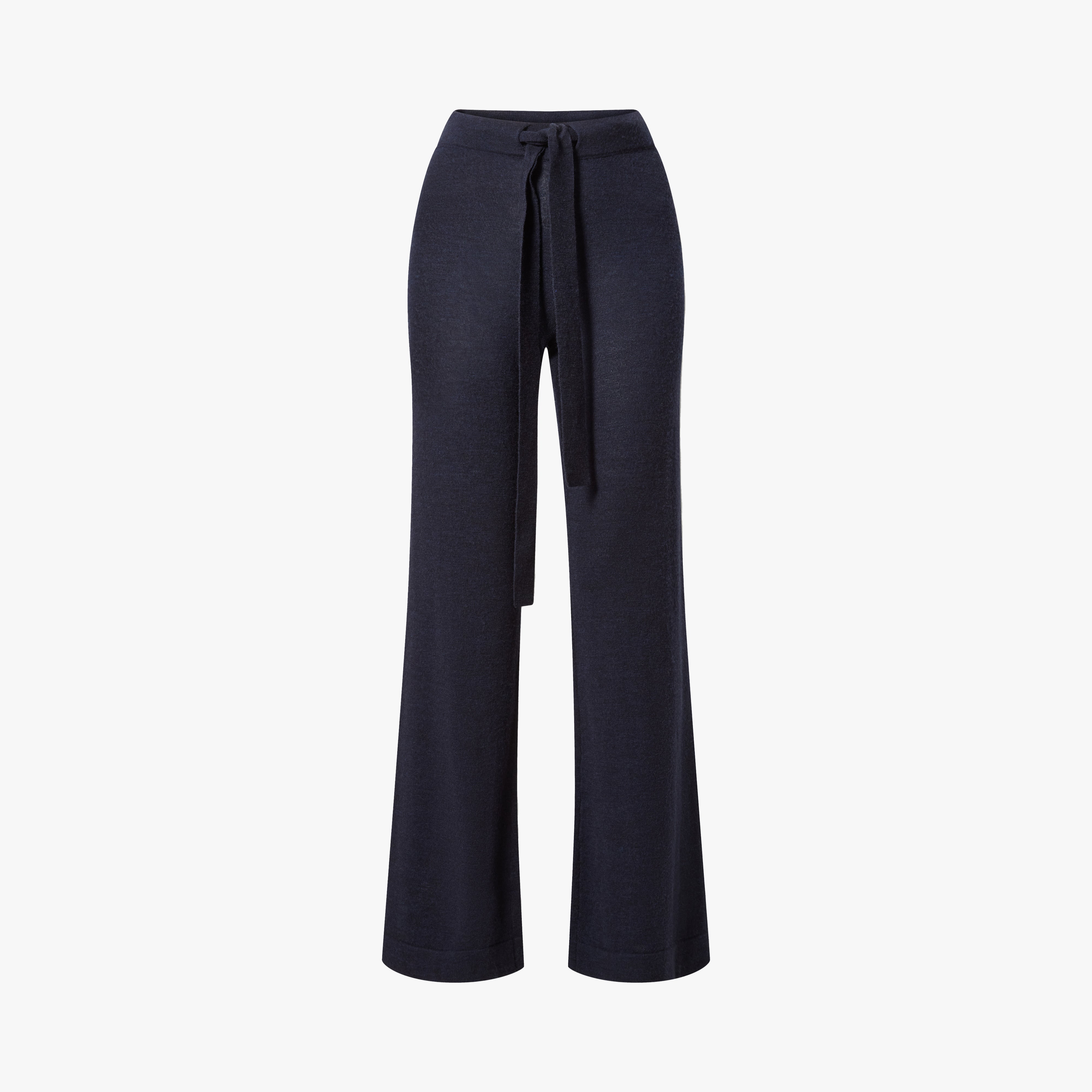 W Geilo Belted Pant - Navy Blue – Westerlind